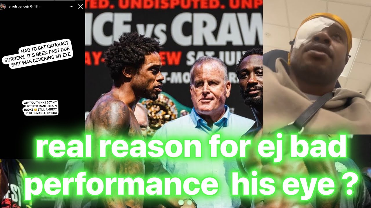 Errol Spence Jr. Reveals He Had To Get An Eye Surgery Makes Rematch ...