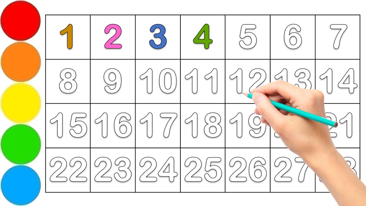Learn Numbers | Write Numbers | 123 learning for kids | Counting ...