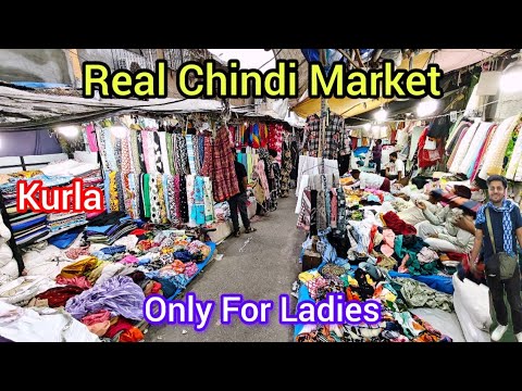 Ladies Clothes Starting ₹20 Only 😱 Real Chindi Market 2025 ️ Kurla West ...