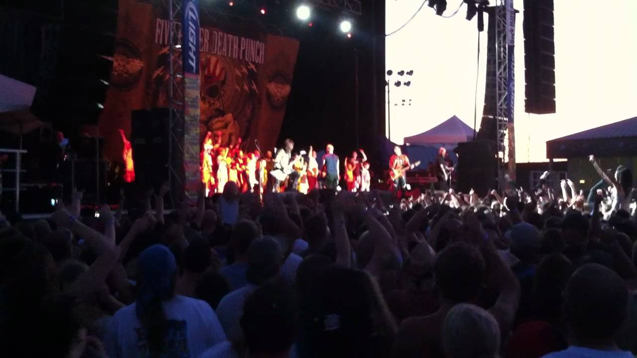 5 Finger Death Punch - Rock Hard in the Park, Post Falls, ID 08/26/2011 ...