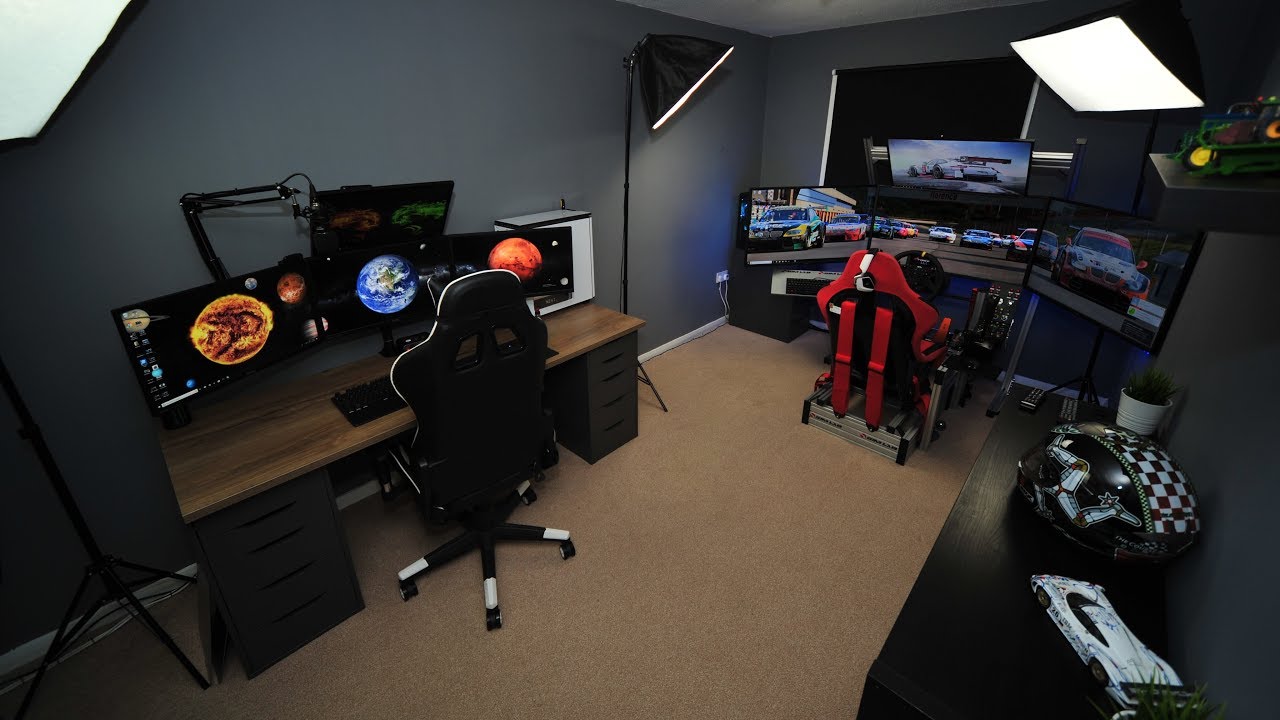 2018 ROOM TOUR / ULTIMATE GAMING ROOM - YouTube