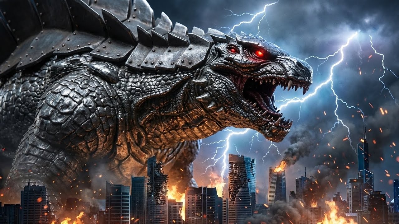 Steelback Colossus Attacks City | Giant Metal Lizard Destroying the ...