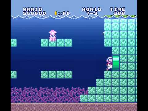 Super Mario All-Stars (SNES) (SMB1) Gameplay (World 7) - YouTube