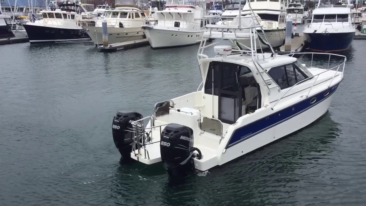 ArrowCat 32 2014 Twin Verado 250hp. Anacortes SOLD - YouTube