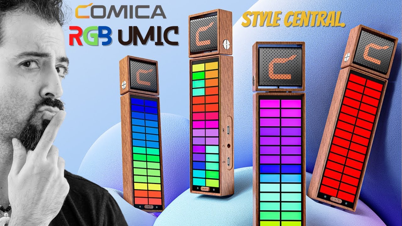 Comica RGB Umic Condenser Microphone | Features & Sound Tests - YouTube
