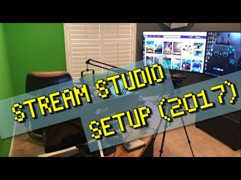 My Streaming Studio Set Up (2017) - YouTube