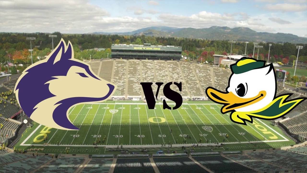 Washington Huskies VS Oregon Ducks Watchalong Stream - YouTube