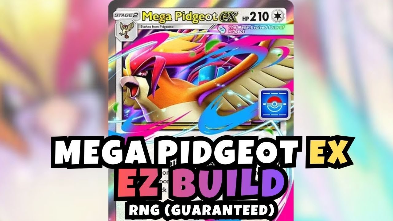 Mega Pidgeot ex EZ Build | Mega Rising | Pokemon TCG Pocket - YouTube