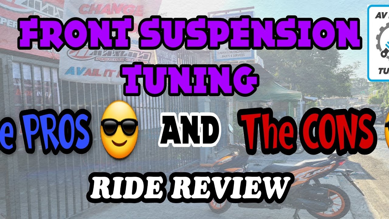 SUSPENSION UPGRADE REVIEW. AV MOTO TUNING. - YouTube