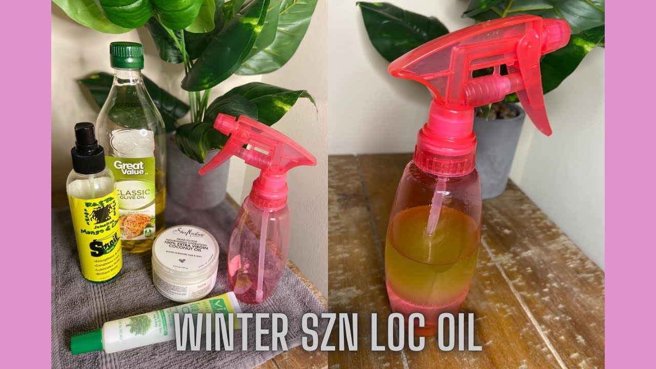 Homemade Loc Oil for Super Dry Locs - YouTube