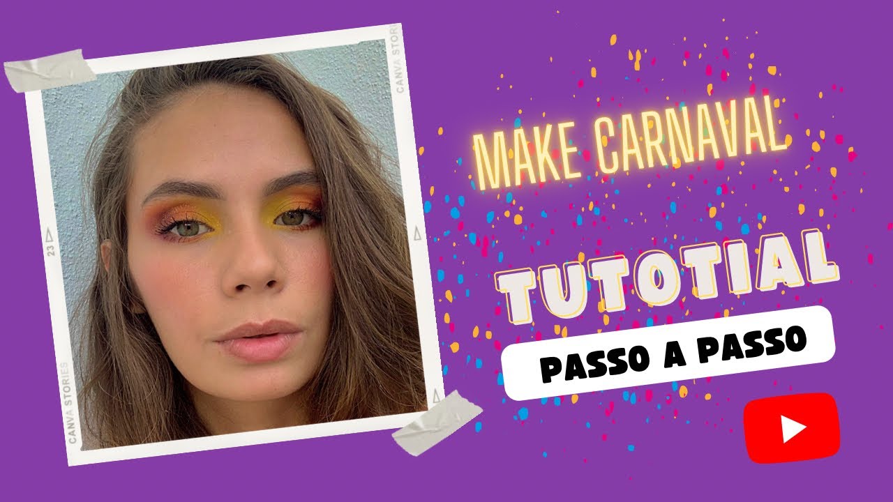 Make para o Carnaval, colorido básico - YouTube
