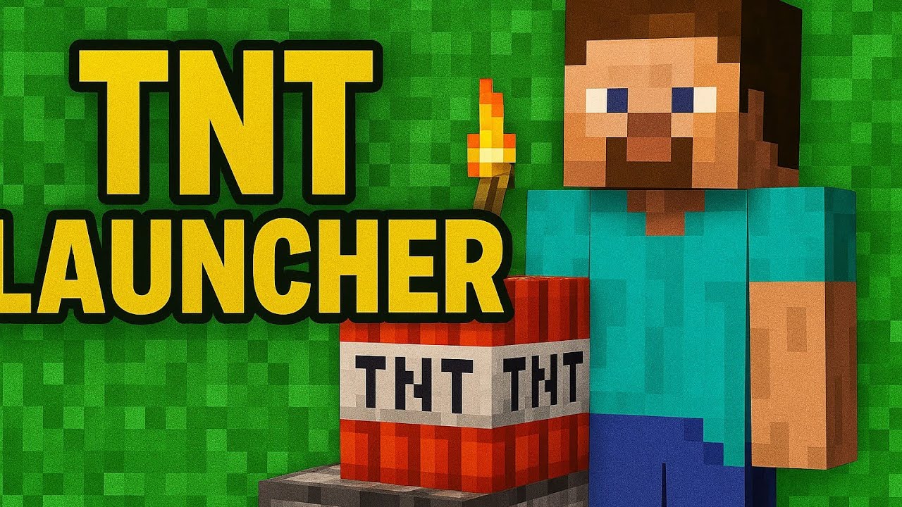 Simple tnt launcher - YouTube