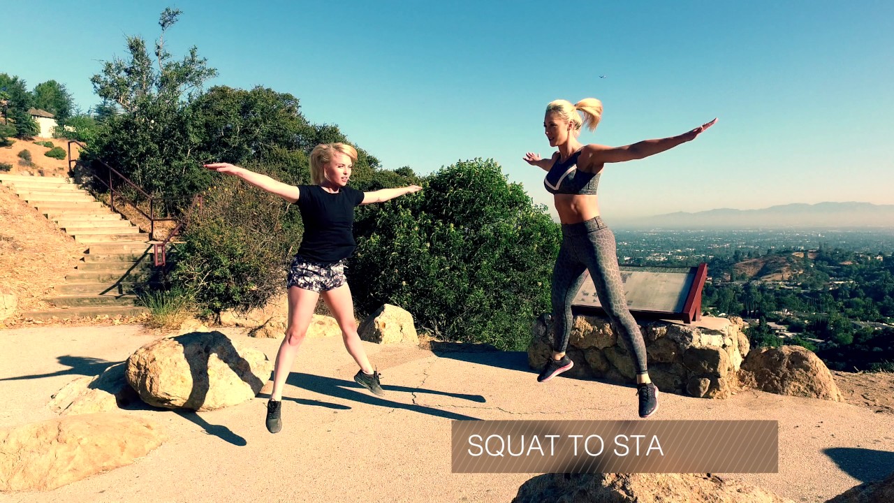 Caroline Pearce and Jorgie Porter : WORKOUT 2 BODY WEIGHT WORKOUT - YouTube