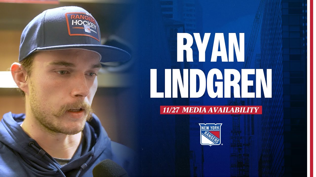 NYR vs BUF: Ryan Lindgren Postgame Media Availability | November 27 ...