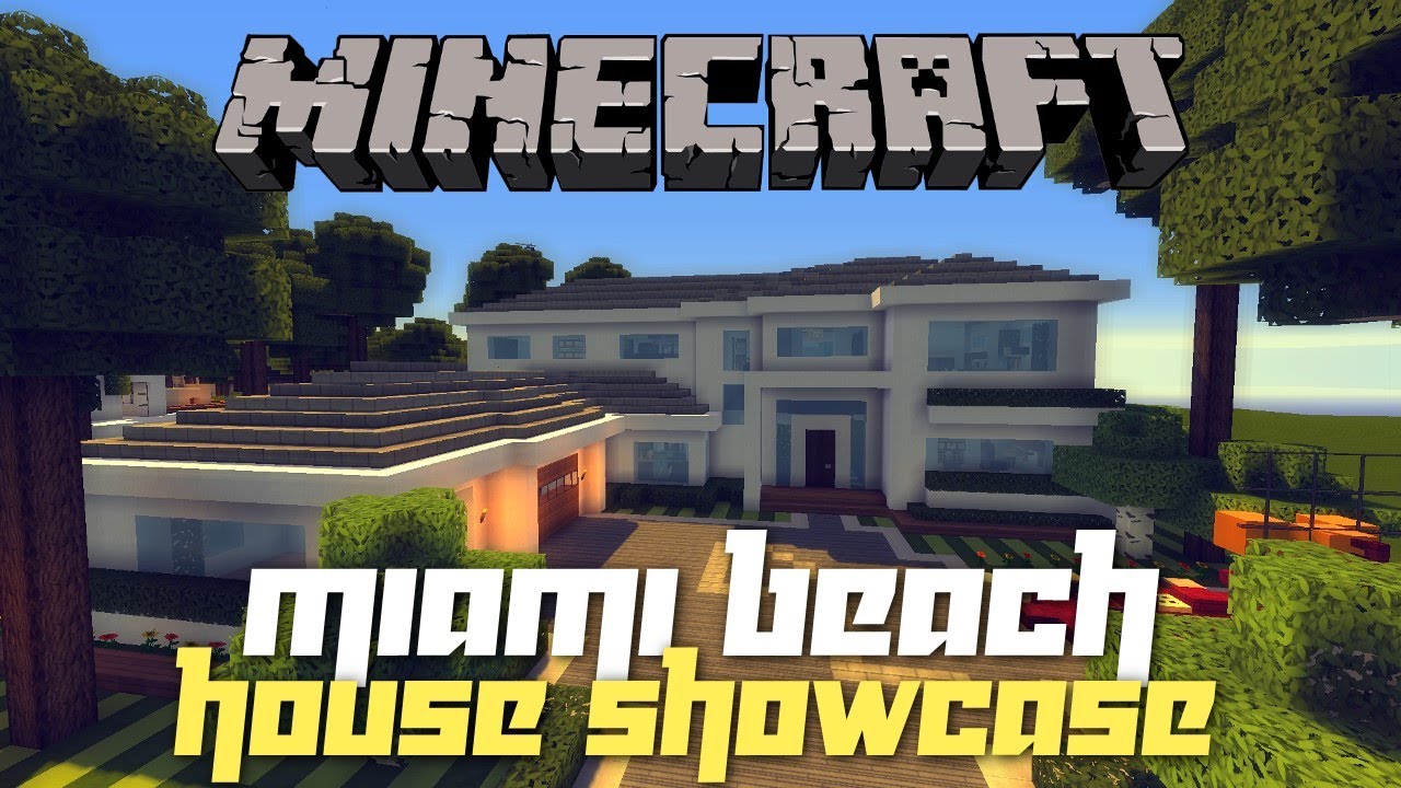 Minecraft: Miami Beach House Tour! (House Tours of Danville PC - Ep.2 ...