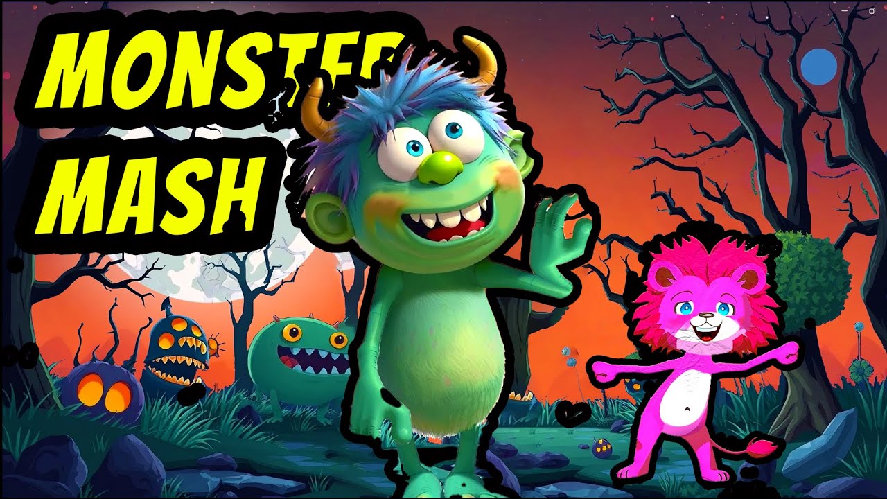 🎃 Monster Mash Dance Party! | Fun Halloween Song for Kids 👻💃 - YouTube