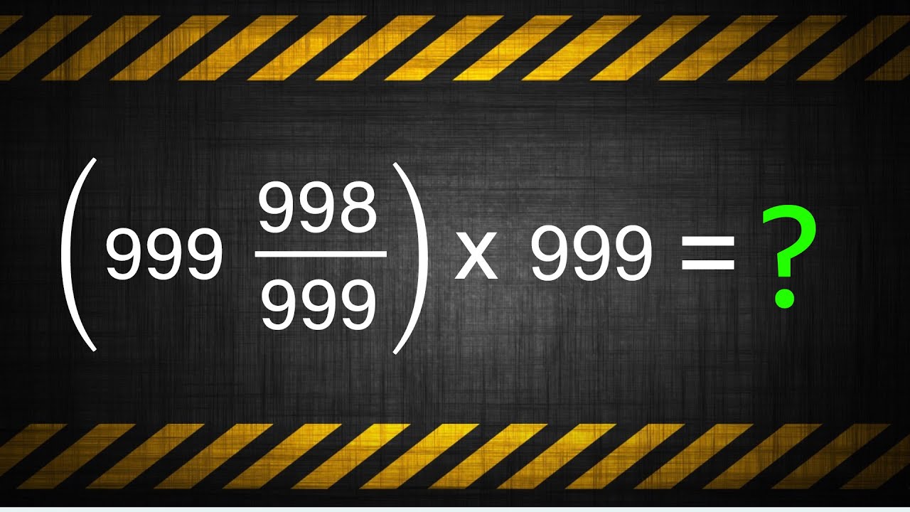 Solve without using a Calculator - YouTube