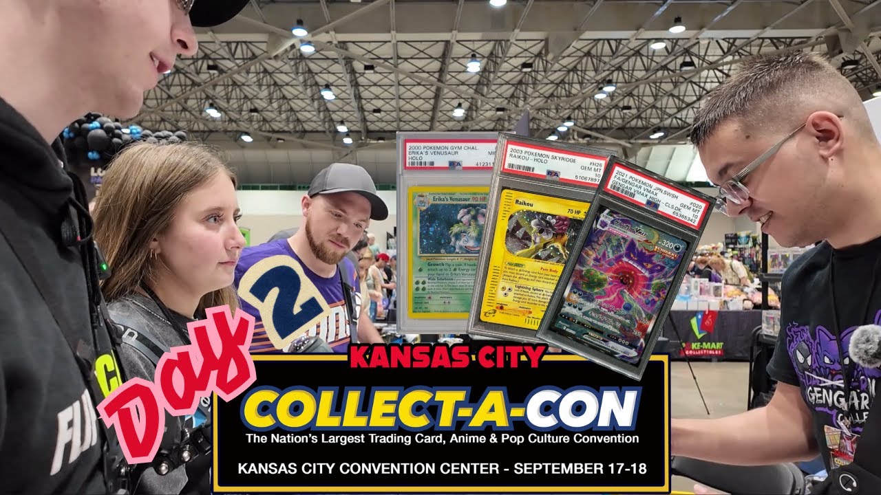 Pokemon Card Vendor POV - Kansas City Collect-a-Con Day 2 - Great Way ...