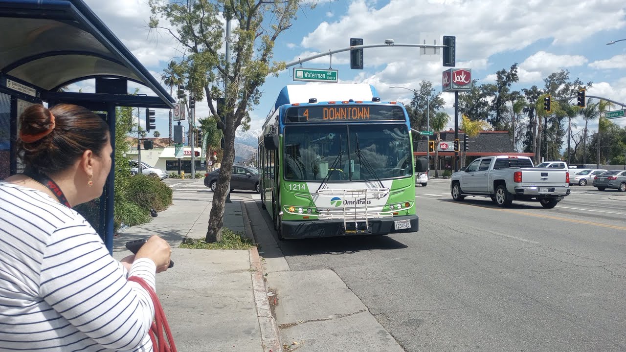 2009 OmniTrans New Flyer C40LFR 1214 - YouTube