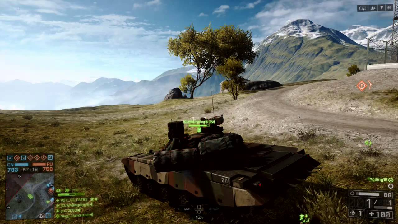 Battlefield 4 - EPIC TANK BATTLE (PS4) (1 Tank vs Multi-Tank Squad ...