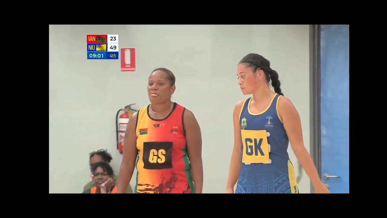 NetBall between Vanuatu & Niue - YouTube