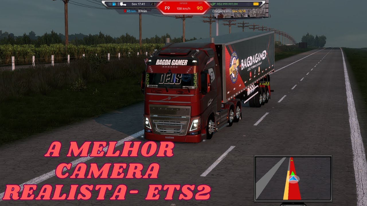 ETS2 A MELHOR CAMERA REALISTA DO ETS2 - YouTube