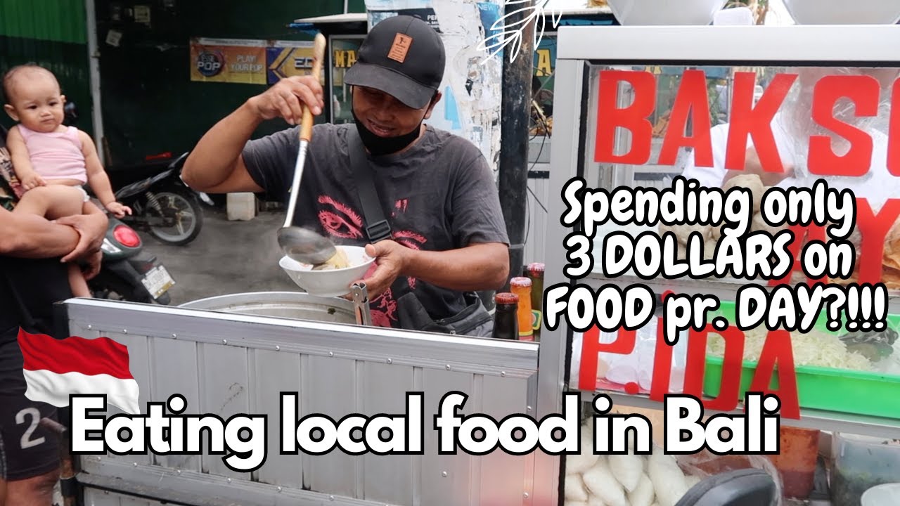 Eating only local food in Bali (CHEAP) + favorite local dishes - YouTube