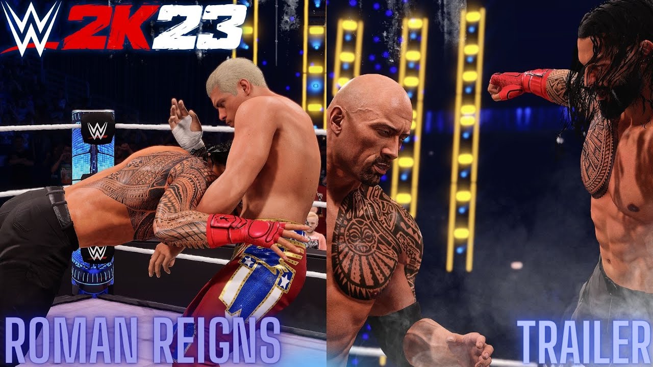 The Reign Continues: WWE 2K23 Cinematic Trailer (concept) featuring ...
