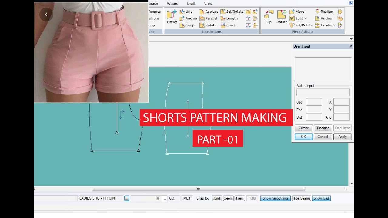 Shorts pattern making Gerber/bok/lectra - YouTube