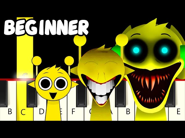 Simon in 100 Phases (Sprunki) - Piano Tutorial - Videos For Kids