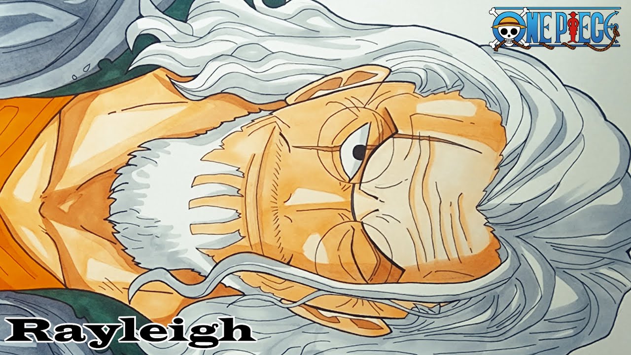 【ONE PIECE】 원피스 실버즈 레일리 그리기 | Drawing Silvers Rayleigh - YouTube