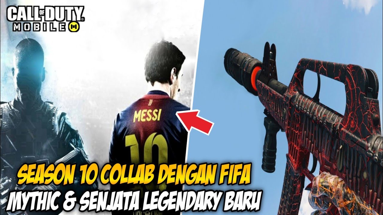 Season 10 collab dengan fifa + legendary baru + mythic baru & senjata ...