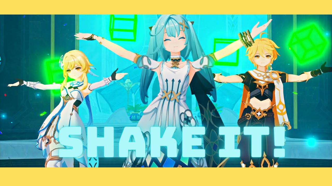 【原神MMD || Genshin Impact MMD 】SHAKE IT!『Faruzan/Aether/Lumine』 - YouTube