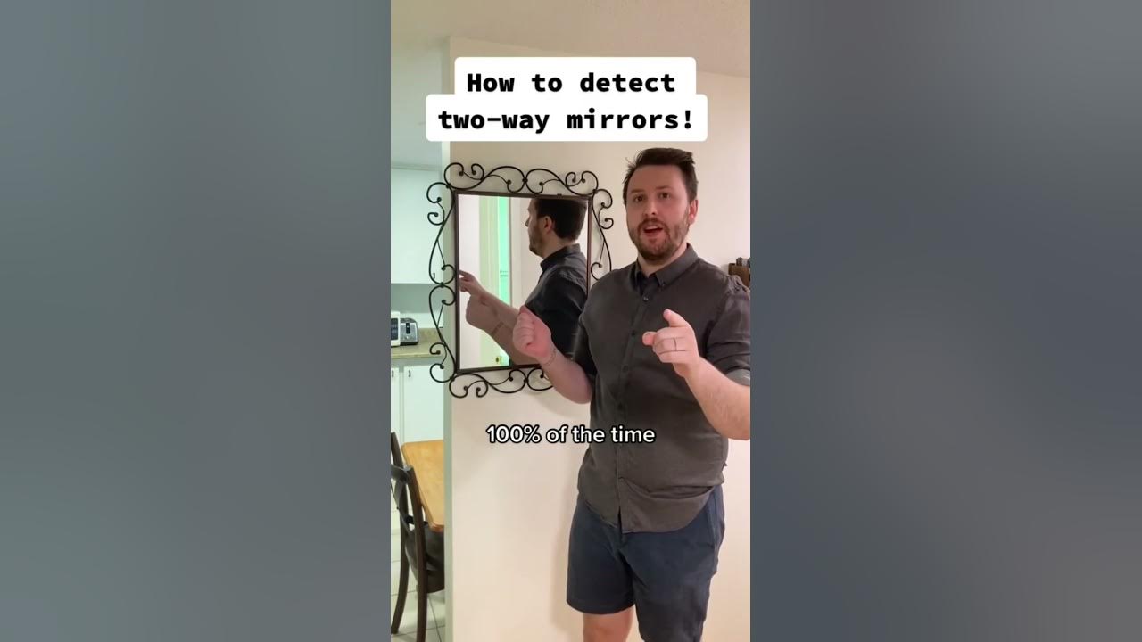 How to detect two-way mirrors 100% - YouTube