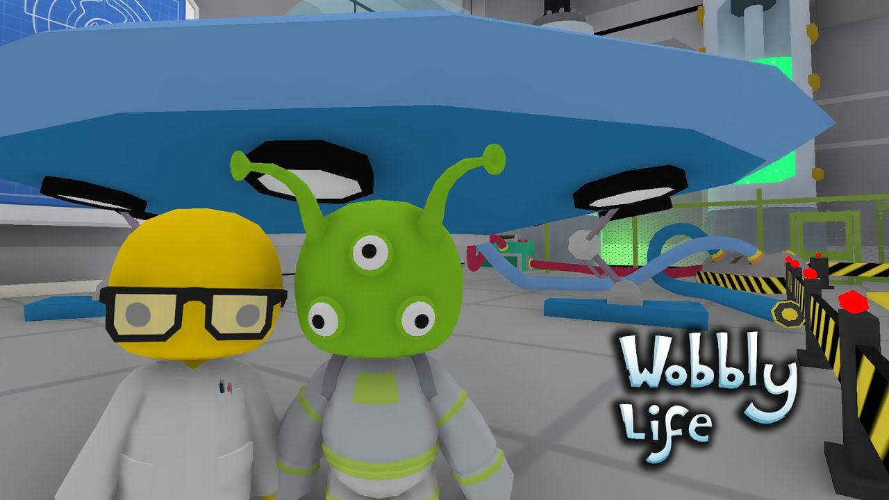 Honey, where'd you leave the keys to the UFO? (Wobbly Life gameplay) - YouTube