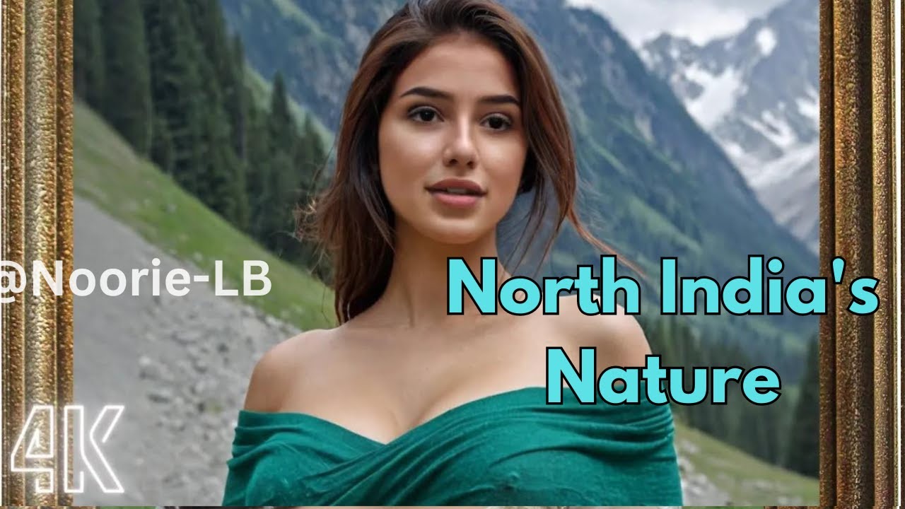 [4K] Noorie AI Lookbook | Beauty of North India's Nature - YouTube