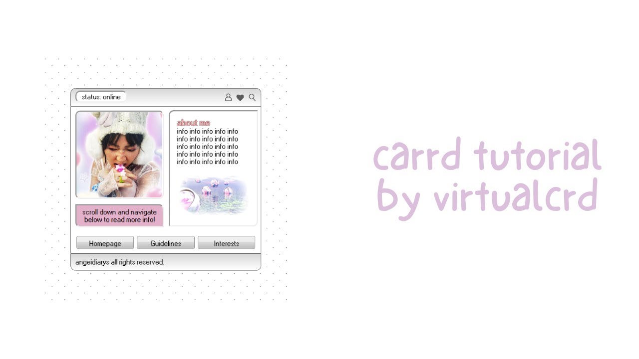 carrd tutorial — ©️ angeidiarys [PRO STANDARD] - YouTube
