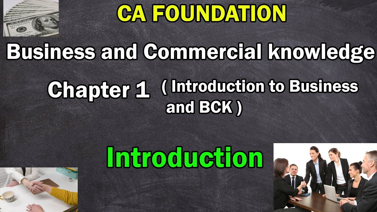 BCK(BUSINESS COMMERCIAL KNOWLEDGE) | CHAPTER 1 | INITIAL PAGES | INTRO ...