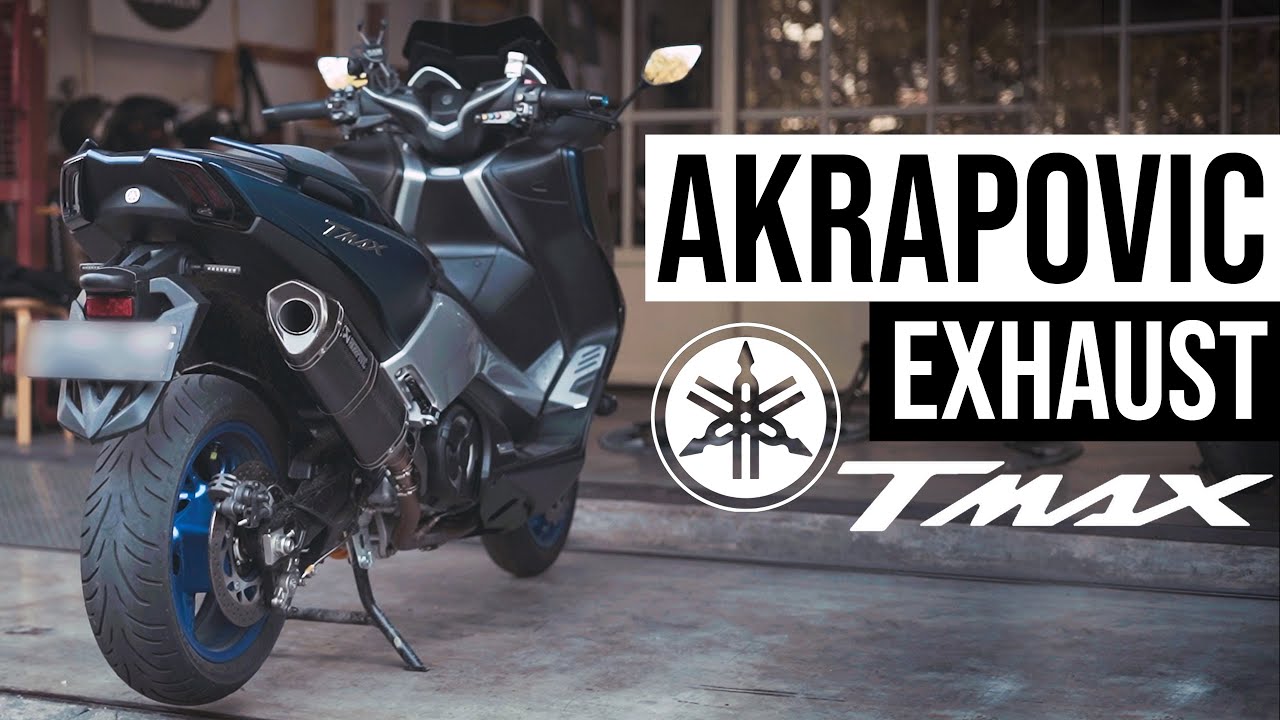 Yamaha TMAX Modified With Akrapovic Exhaust | Sound Check | Omura TV ...