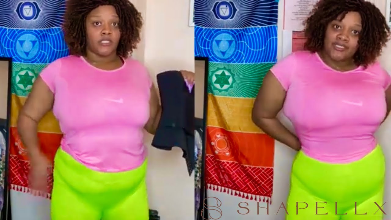 Plussize Shapellx NeoSweat Abdominal Binder Latex Tummy Wrap Review/Try ...