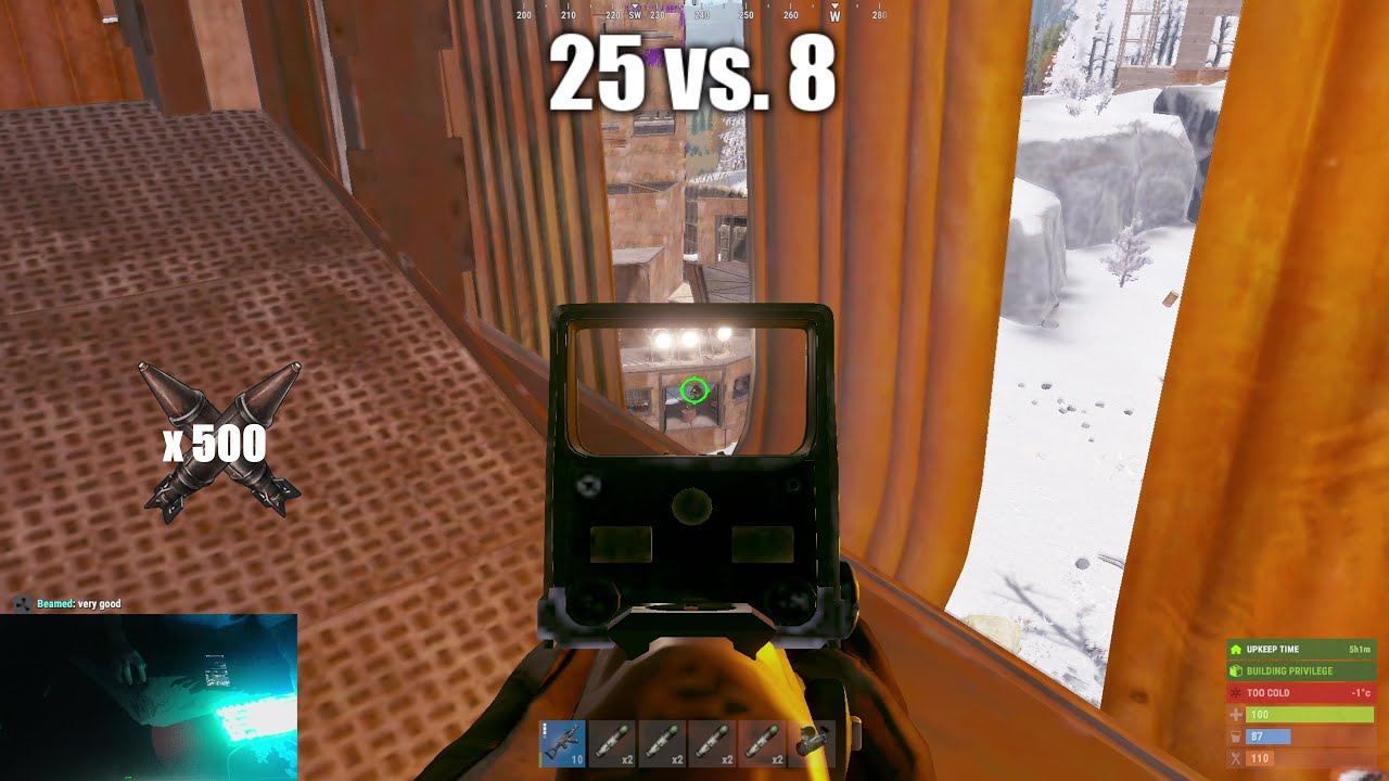 How a 100,000 HOUR team DEFENDS 25+ vs. 8 - RUST - YouTube