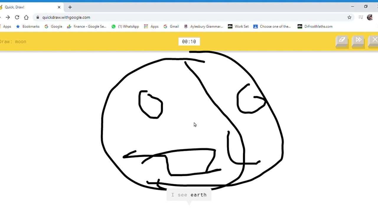 Quick, Draw! WITH GIANT CURSOR! - YouTube