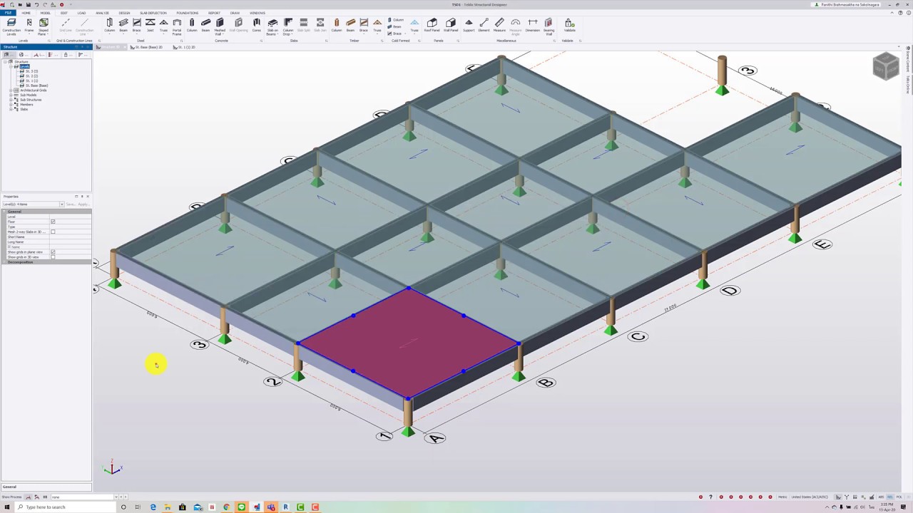 Beam Design and Detailing by TSD - YouTube