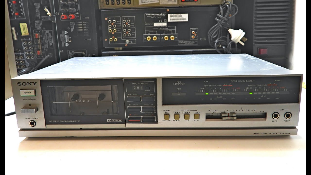 Sony Cassette TC-FX220 Decomposed Belts Resurrection - YouTube