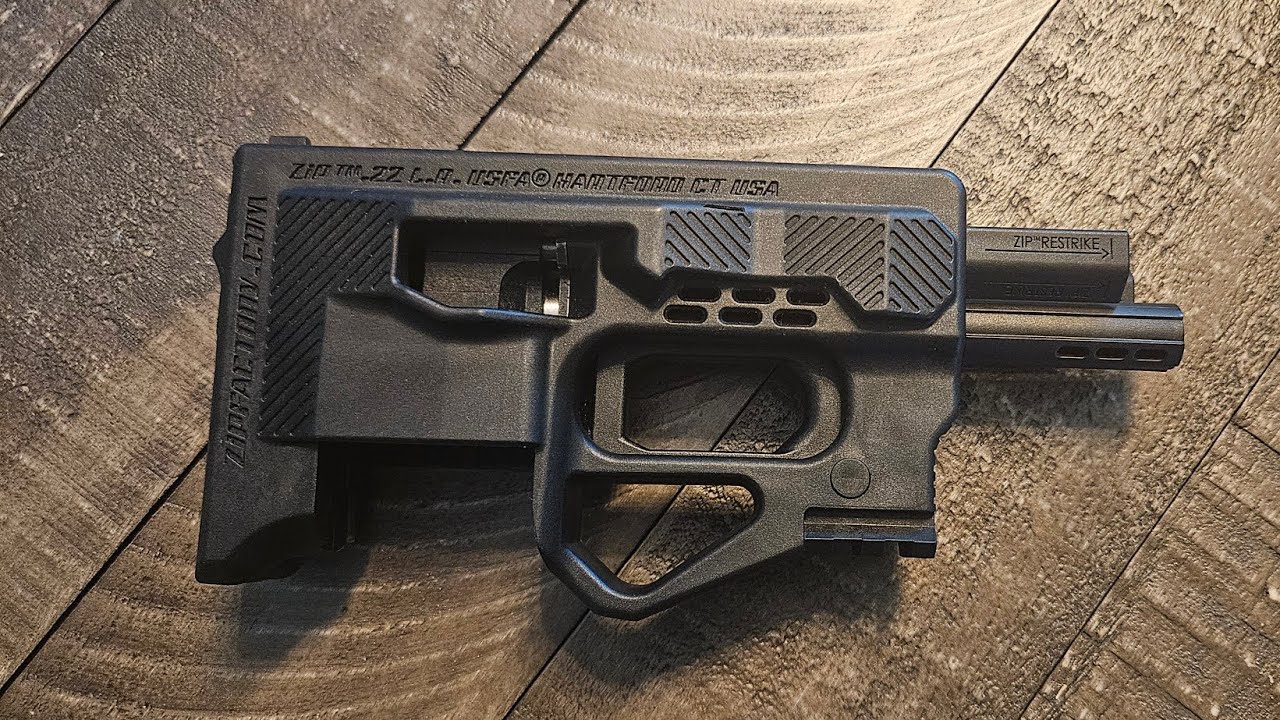 USFA ZIPGUN .22lr, konstrukcja która zryła mi beret... - YouTube