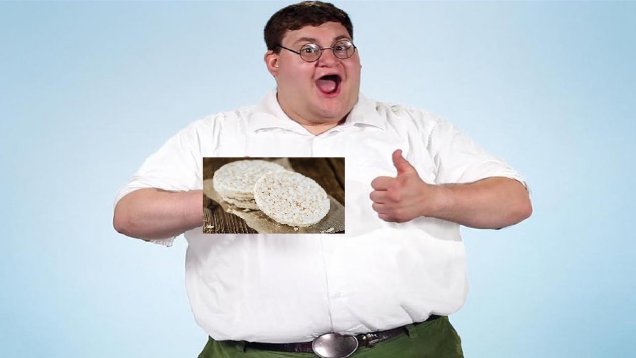 Peter tries rice cake - YouTube