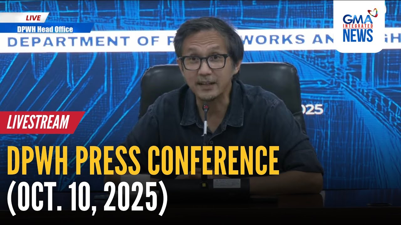 LIVE - DPWH press conference (Oct. 10, 2025) - Replay | GMA Regional TV ...
