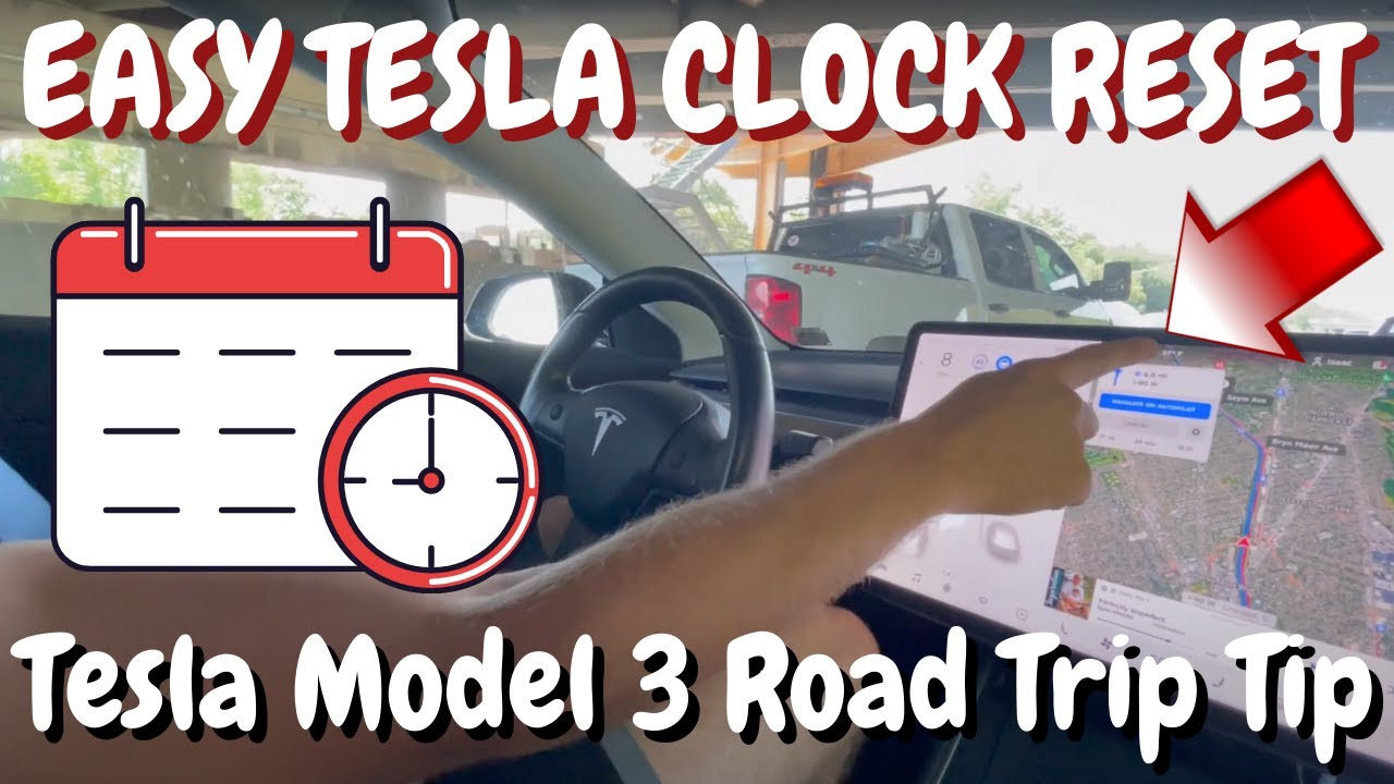 How to Reset the Clock in a Tesla: Tesla Model 3 Time Reset Tip for ...