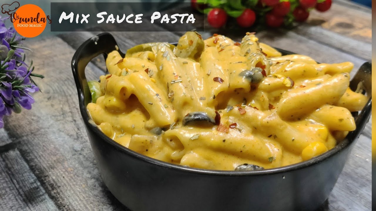 Super Delicious Pasta Recipe - Mix Sauce Pasta - Pasta Recipe - Quick ...