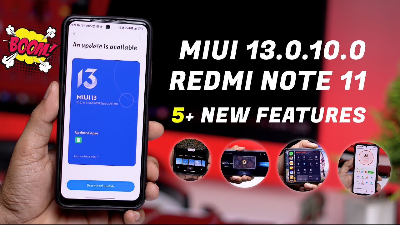 Redmi Note 11 MIUI 13.0.10.0 Update Changelog and 5+ New features, game ...